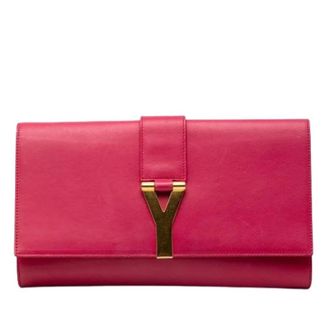 Saint Laurent Pre-owned Chyc Ligne Clutch - - Pre-owned - Damen - Rosa - ONE SIZE