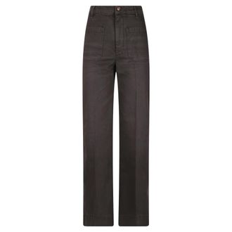 Victoria Beckham Alina Jean - - Trousers - Damen - Grau - W26