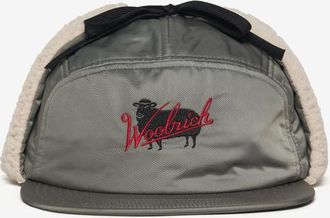 Woolrich Unisex Baseballkappe mit Ohrenschützern Grün Größe ONE