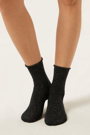 Calzedonia Komfort-socken Mit Kaschmir Schwarz
