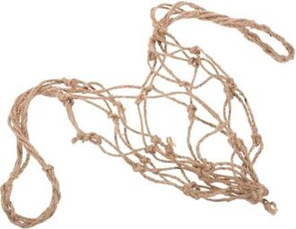 Valiclud Filet R&eacute;utilisable Corde de Jute Tiss&eacute;e Maille pour L&eacute;gumes et Fruits Robuste Lavable et Portable Rangement pour &Eacute;picerie et Organisation Quotidienne