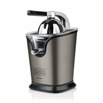 Black+Decker Black+Decker + Decker ES9240050B BXCJ100E Saft- & Zitruspressen, 100, Kunststoff, 250 milliliters, Nero, Acciaio, 250 ml