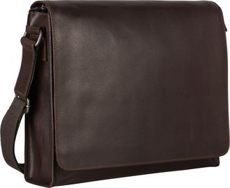 Leonhard Heyden Dakota Messenger Bag L Brown