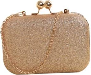 Holibanna BESTYASH Mini Sac &agrave; Bandouli&egrave;re Cha&icirc;ne Dor&eacute;e pour Femme Petit Sac Soir&eacute;e &Eacute;l&eacute;gant Pochette Mariage et Banquet Main et &Eacute;paule