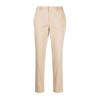 Pantaloni Torino Femme, Pantalons, Beige, Taille: 44 FR Chinos