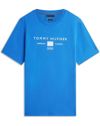 Tommy Hilfiger Softes T-Shirt mit Label-Schriftzug, Regular in