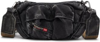 Diesel Crossbody Bags - Compact Cotton Bag With Multiple Pockets - Gr. unisize - in Schwarz - f&uuml;r Damen