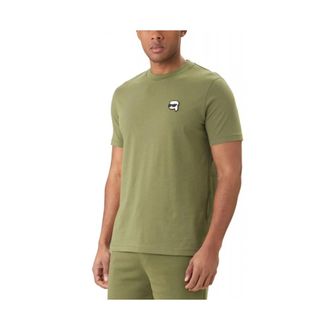 Karl Lagerfeld Homme, Tops, Vert, Taille: M Logo T-shirt