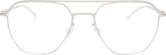 Mykita Brille mit Doppelsteg - Silber