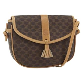 Celine Sac bandouli&egrave;re en plastique Pre-owned - Femme - Pre-owned - Brun - Taille: ONE Size
