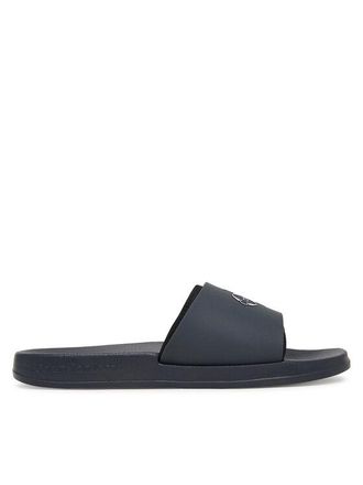 Calvin Klein Pantoletten Ess Slide Rubber Neoprene HM0HM02229 Dunkelblau