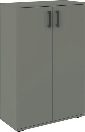 Xora Schuhschrank, Grün, Holzwerkstoff, 5 Fächer, 70x106x33.4 cm, Garderobe, Schuhaufbewahrung, Schuhschränke