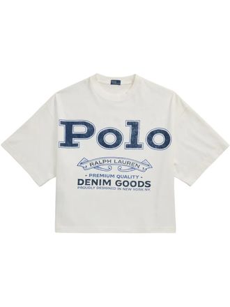 Polo Ralph Lauren t-shirt en coton &agrave; logo - Blanc
