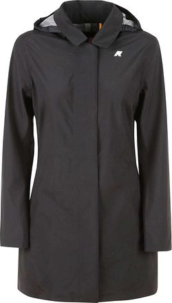 K-Way Manteau Au Genou - Noir