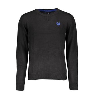 Gian Marco Venturi Gianmarco Venturi Schwarzer Baumwollpullover f&uuml;r Herren