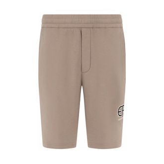 Armani Minimalistische Jersey-Bermudas - - Shorts - Herren - Beige - M