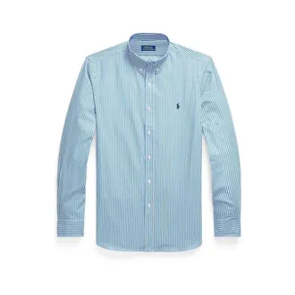 Polo Ralph Lauren Homme, Chemises, Bleu, Taille: M Chemise ajust&eacute;e ray&eacute;e