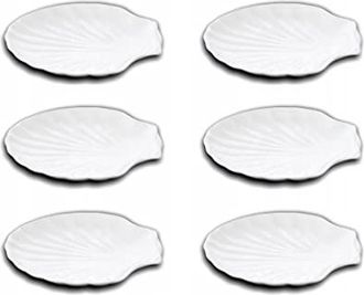 Wilmax England Wilmax WL-992010/A Porzellan Shell-Gericht, Weiss, 13cm Länge