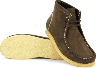 Will&rsquo;s Vegan Store Herren vegan Mokassinstiefel Dunkelbraun