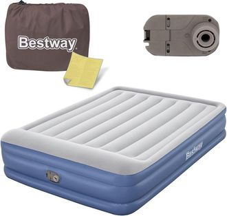 Bestway Aufblasbare Matratze 203x152x46 cm mit eingebauter elektrischer Pumpe Bestway 67630