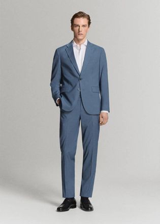Mango Veste costume Mil&aacute;n slim-fit bleu indigo - Homme - 46 - MANGO MAN
