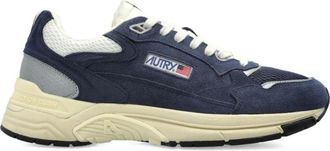 Autry Homme, Chaussures, Bleu, Taille: 41 EU Flat Low Baskets