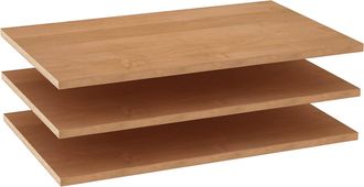 Wiemann Einlegeboden für Kleiderschrank, 80,1 cm Breite, 3-er Set, Regalboden, Wäscheboden, in Erle-Nachbildung, BHT 80,1 cm x 2,2 cm x 51,5 cm