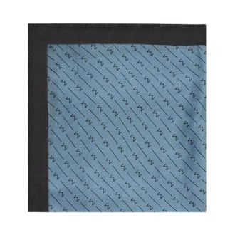 Max Mara Silky Scarves - Femme - Accessoires - Bleu - Taille: ONE Size