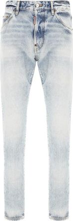 Dsquared2 Homme, Jeans, Bleu, Taille: L Jeans en denim stretch &agrave; effet vieilli