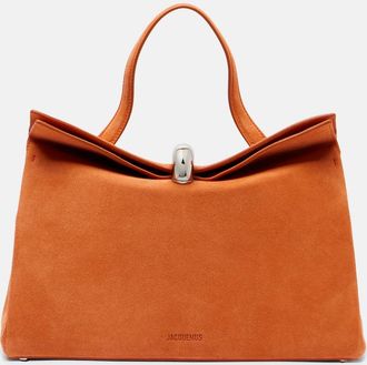 Jacquemus Sac Val&eacute;rie Medium en daim
