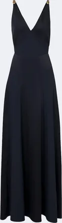 Versace Robe longue Medusa en satin