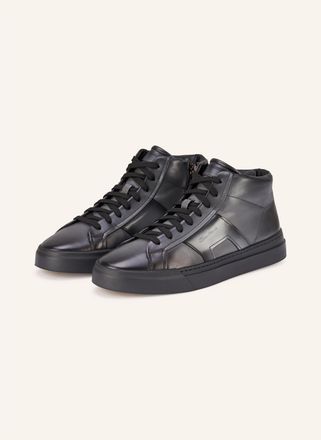 Santoni Hightop-Sneaker grau