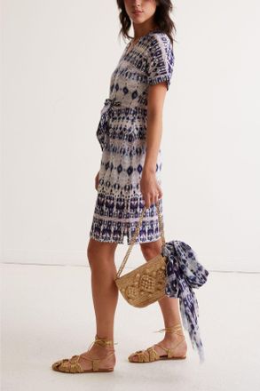 Gerard Darel Robe &agrave; imprim&eacute; ethnique - JIMMY - Indigo