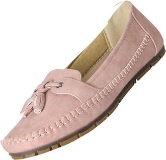 Generic Mocassins tendance &agrave; semelle souple pour femme, chaussures de marche d&eacute;contract&eacute;es l&eacute;g&egrave;res et confortables &agrave; enfiler avec noeud, chaussures plates d&eacute;c
