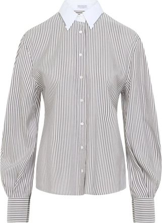Brunello Cucinelli Damen, Blusen & Hemden, Mehrfarbig, SGr&ouml;&szlig;e