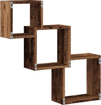 Generic Cube Wandregal, Schweberegal, Wandregal, Wandmontierte Display Rack f&uuml;r Schlafzimmer/Wohnzimmer/Badezimmer/K&uuml;che, Technisches Holz, Wei&szlig;, 68x15x68cm (