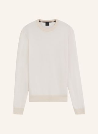 HUGO BOSS Pullover H-Habito Regular Fit weiss
