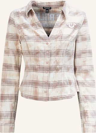 True Religion Karohemd braun