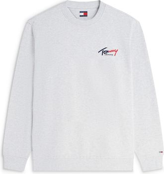 Tommy Jeans Pullover Signature Logo Sueded