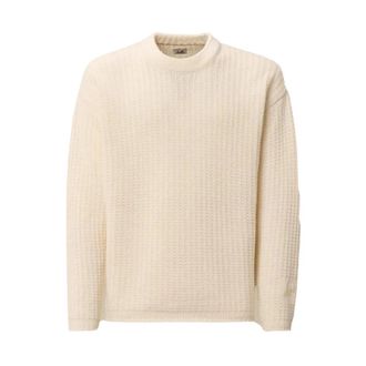 C.P. Company Rundhals-Chenille-Strick - - Knitwear - Herren - Wei&szlig; - XL