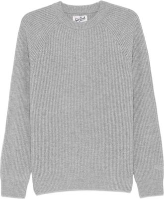MC2 Saint Barth Homme, Pulls, Gris, Taille: M Maille &agrave; col rond