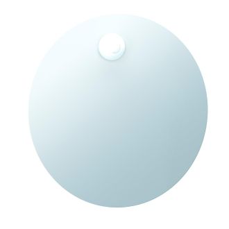 IKEA FAX&Auml;LVEN Spiegel mit Beleuchtung