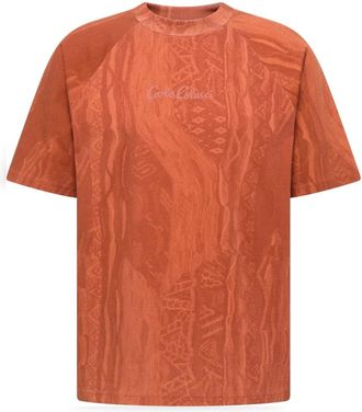 Carlo Colucci Homme, Tops, Rouge, Taille: XL Allover Print T-Shirt