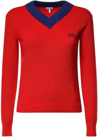 Loewe Rundhalspullover - Rot