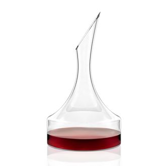 St&ouml;lzle Dekanter Osorno Vulkanos 750 ml - Eleganter Rotwein Dekantierer f&uuml;r optimale Aromenentfaltung - Hochwertige Weinkaraffe aus mundgeblasenem Kristallgla