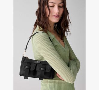 Kate Spade New York Kate Spade Carter Ksnyl Cargo-Umh&auml;ngetasche f&uuml;r Frauen in Schwarz | Nylon