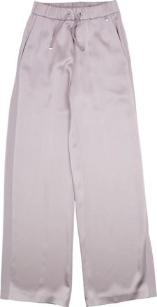 Herno Femme, Pantalons, Violet, Taille: 36 FR Wide Pantalons