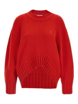 The Attico Pull Col Rond - Rouge