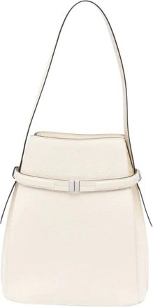 Toteme Femme, Sacs, Blanc, Taille: ONE Size Sac seau en cuir ceintur&eacute;
