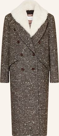 Dorothee Schumacher Dorothee Schumacher Mantel Cozy Attraction Mit Abnehmbarem Kragen braun